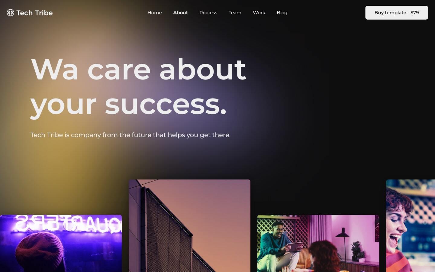 Tech Tribe - Agency HTML5 Responsive Website Template