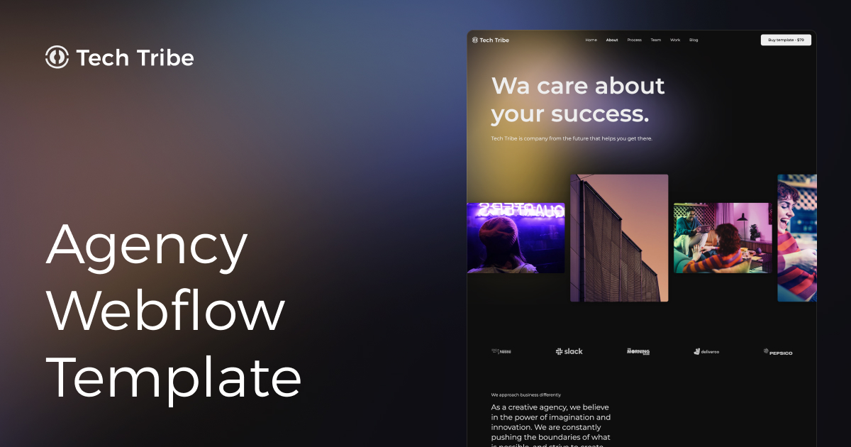 Tech Tribe - Agency HTML5 Responsive Website Template
