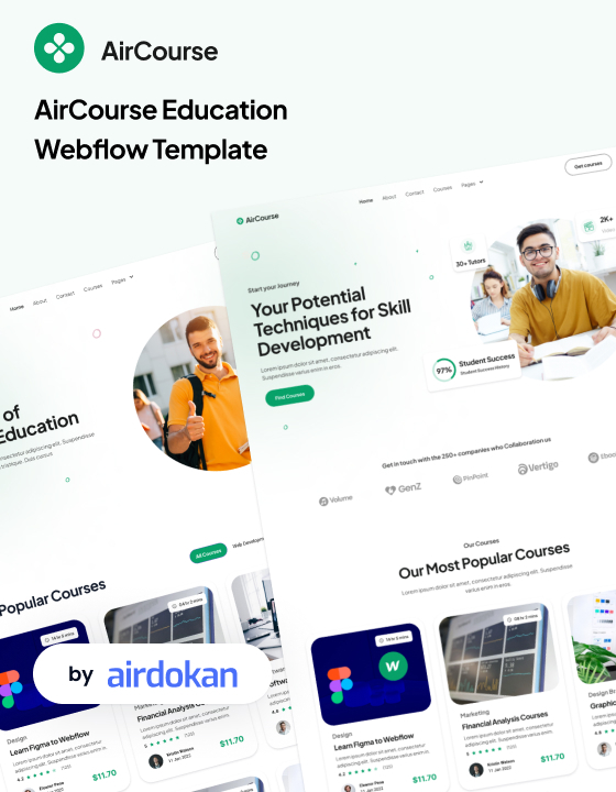 AirCourse - School HTML5 Responsive Website Template