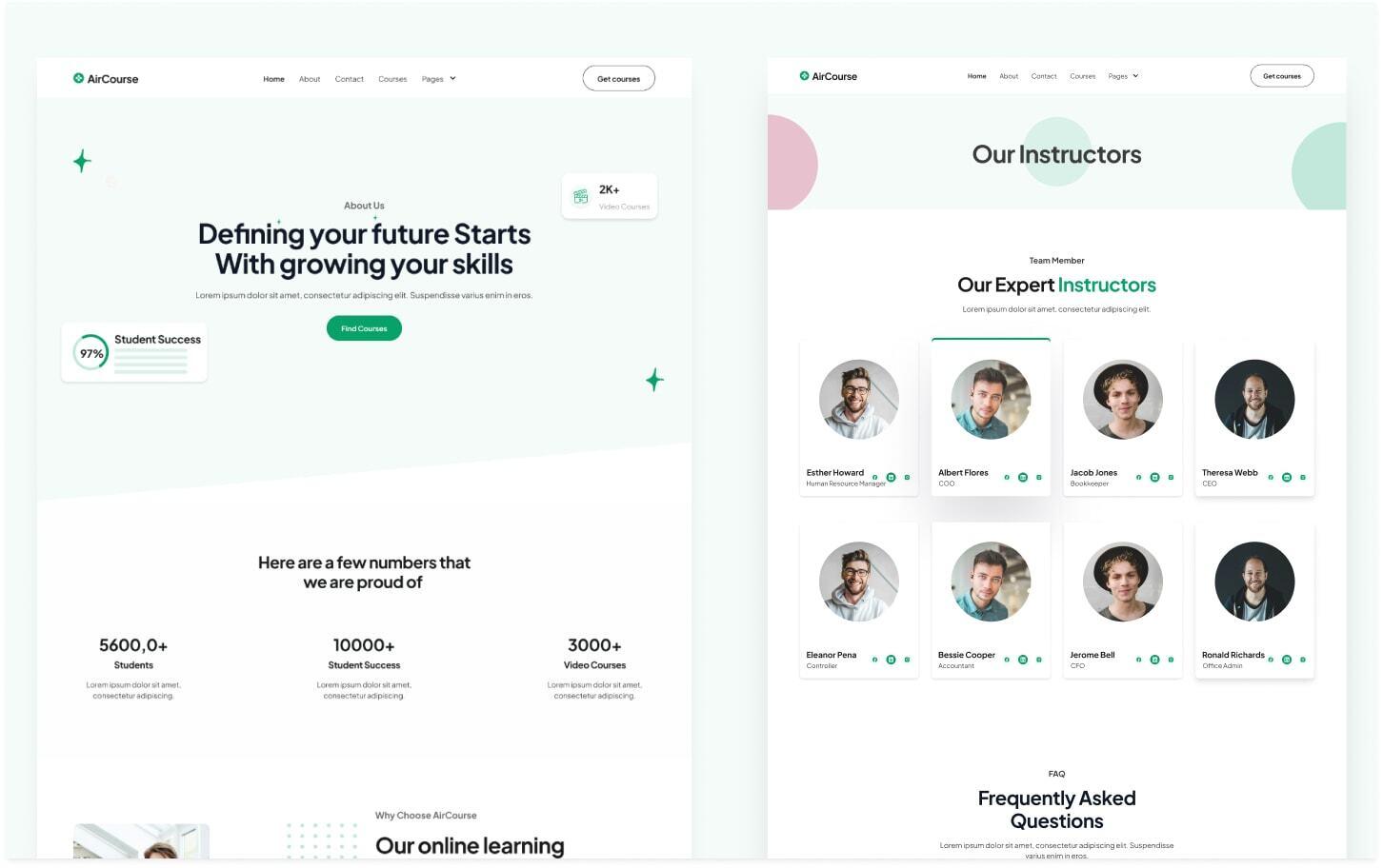 AirCourse - School HTML5 Responsive Website Template
