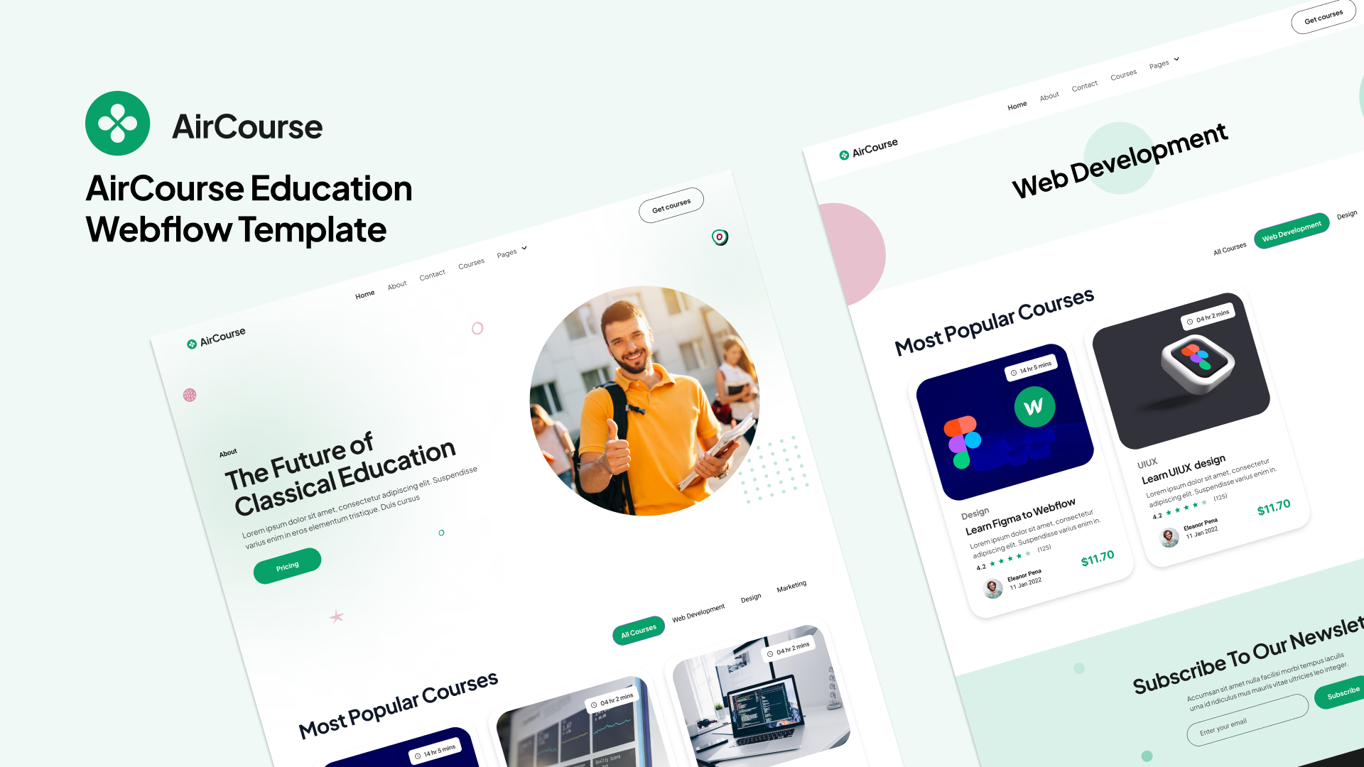 AirCourse - School HTML5 Responsive Website Template