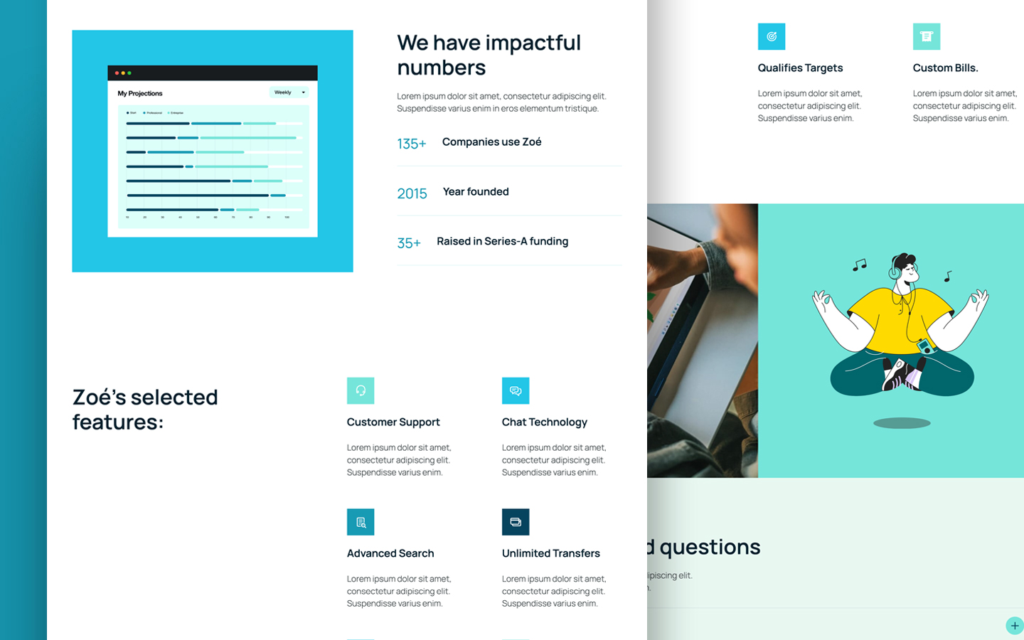 Zoé - Bank HTML5 Responsive Website Template