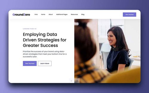 GroundZero - Startup HTML5 Responsive Website Template