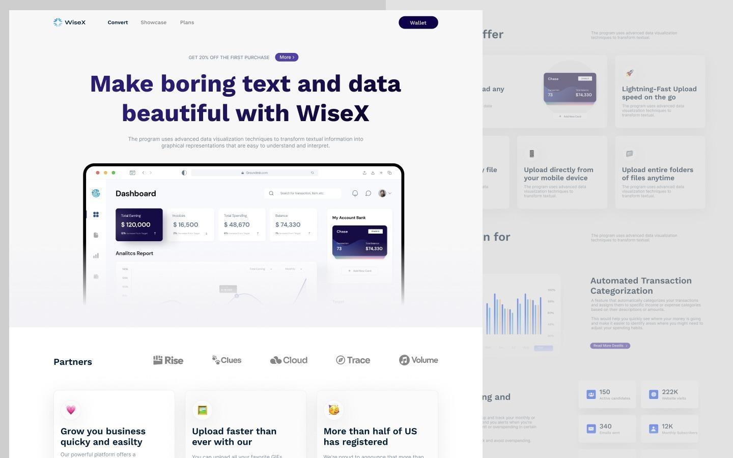 WiseX - SaaS HTML5 Responsive Website Template
