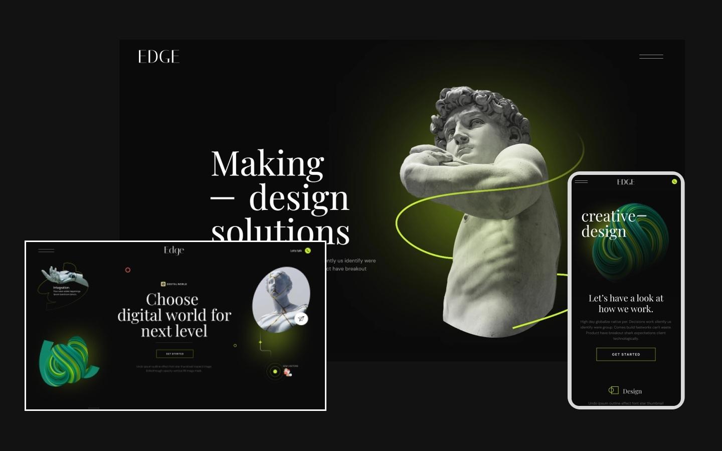 Edge - Creative HTML5 Responsive Website Template