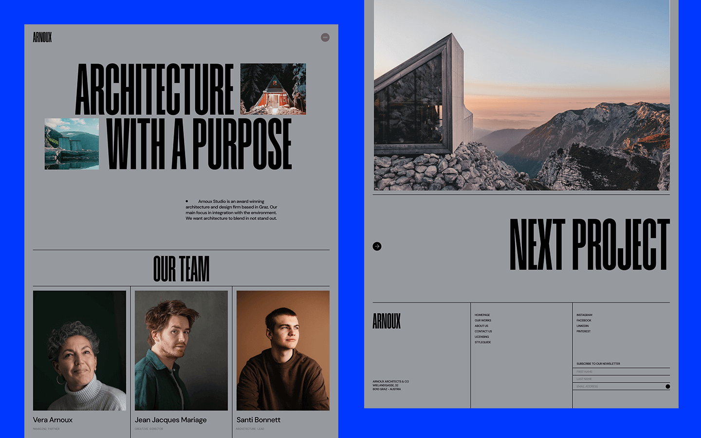 Arnoux - Architecture HTML5 Responsive Website Template