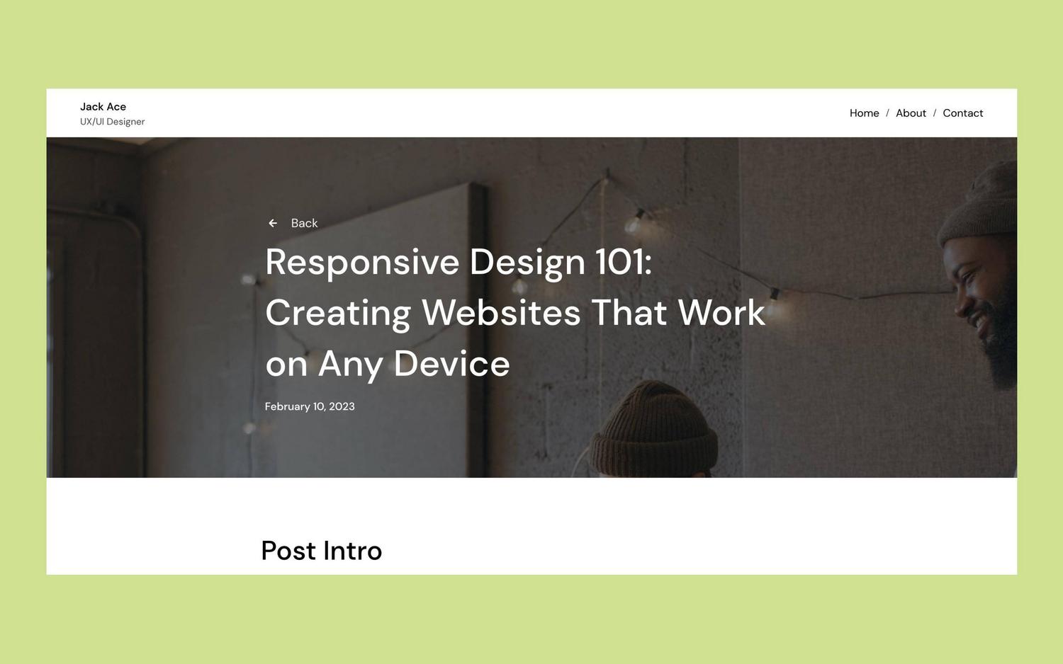 Orbit - Portfolio HTML5 Responsive Website Template
