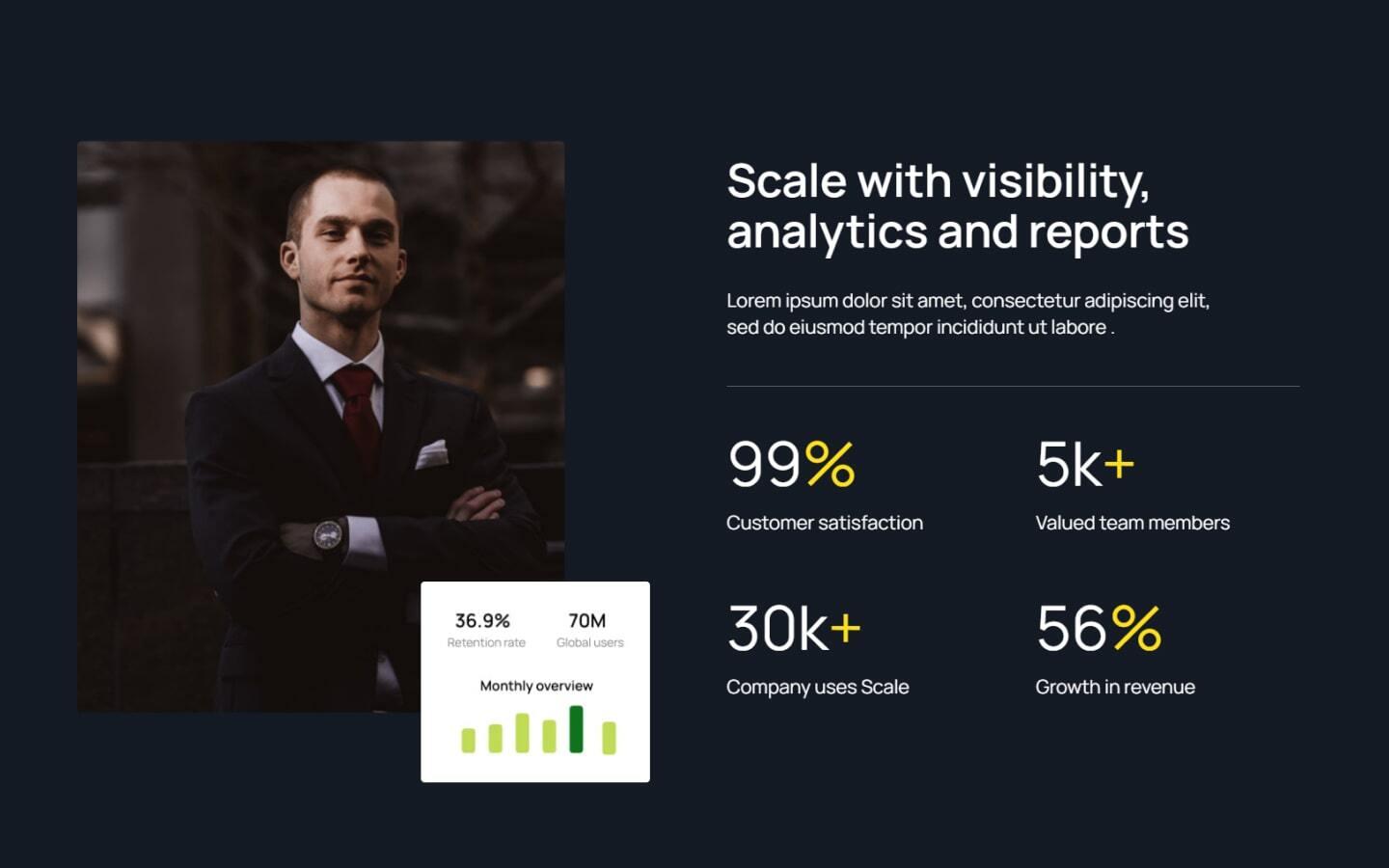 Scale - SaaS HTML5 Responsive Website Template