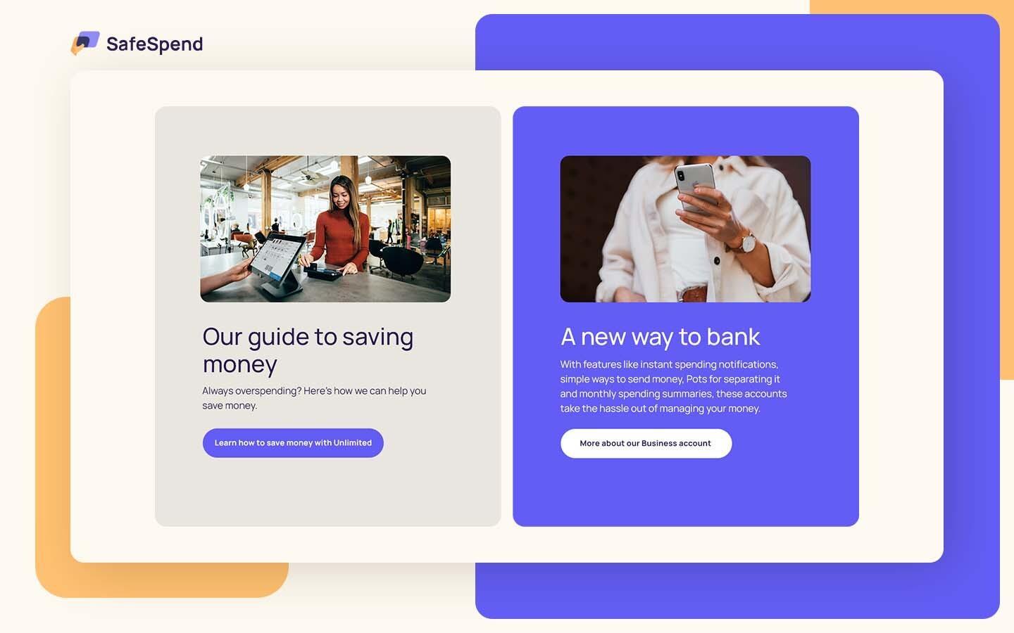 Safe Spend - Finance HTML5 Responsive Website Template