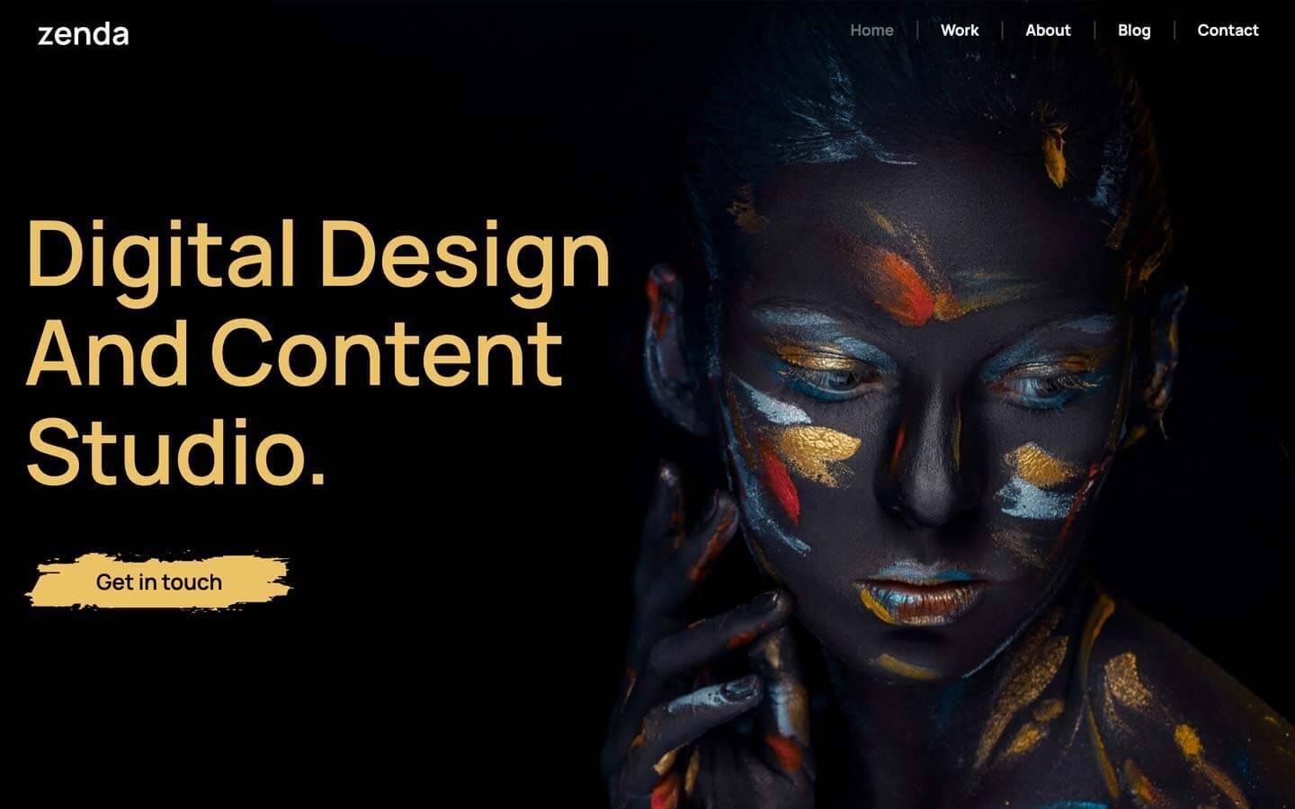 Zenda - Portfolio HTML5 Responsive Website Template