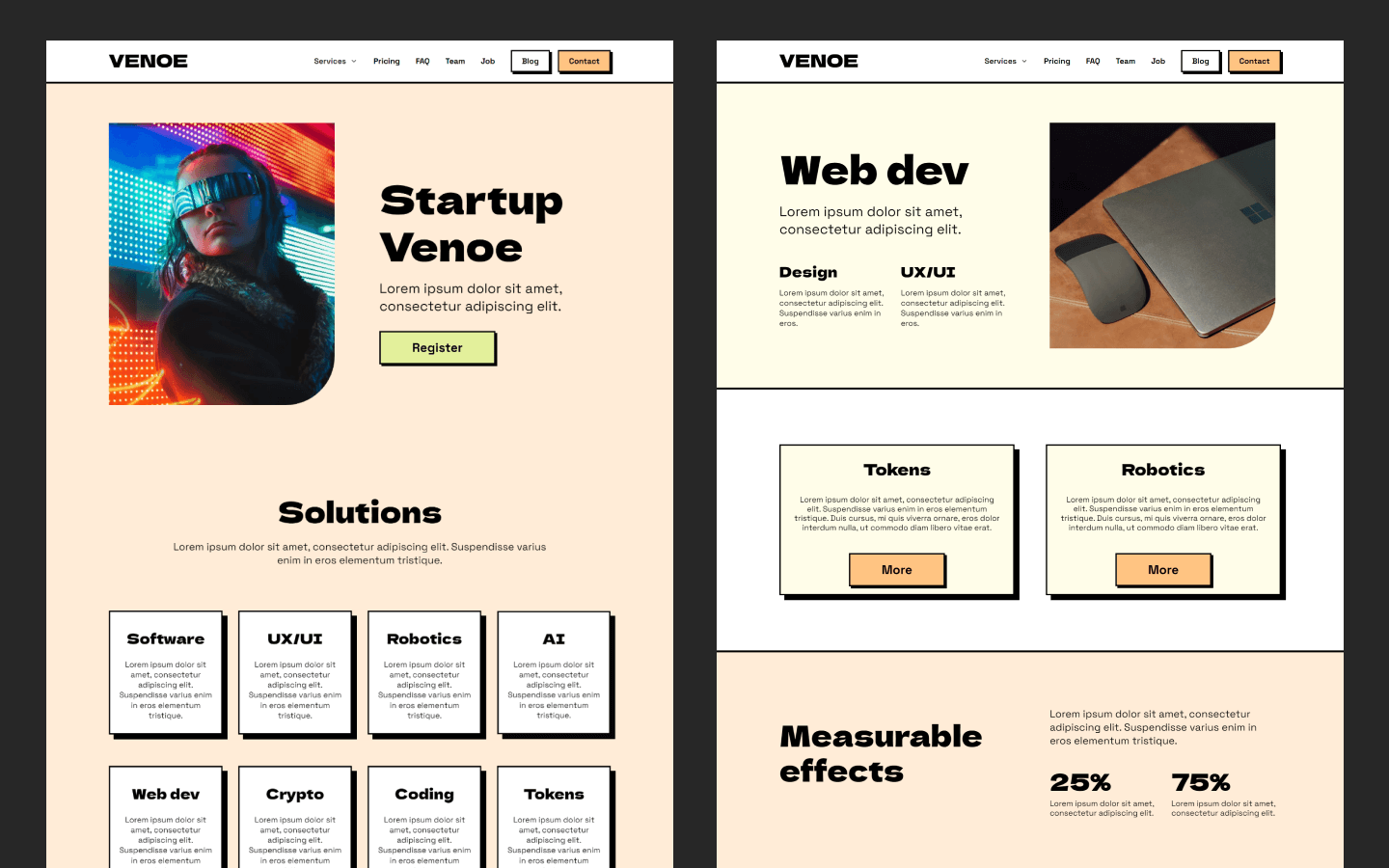 Venoe - Startup HTML5 Responsive Website Template