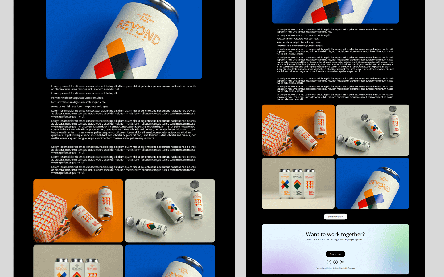 Costafolio (Dark) - Portfolio HTML5 Responsive Website Template
