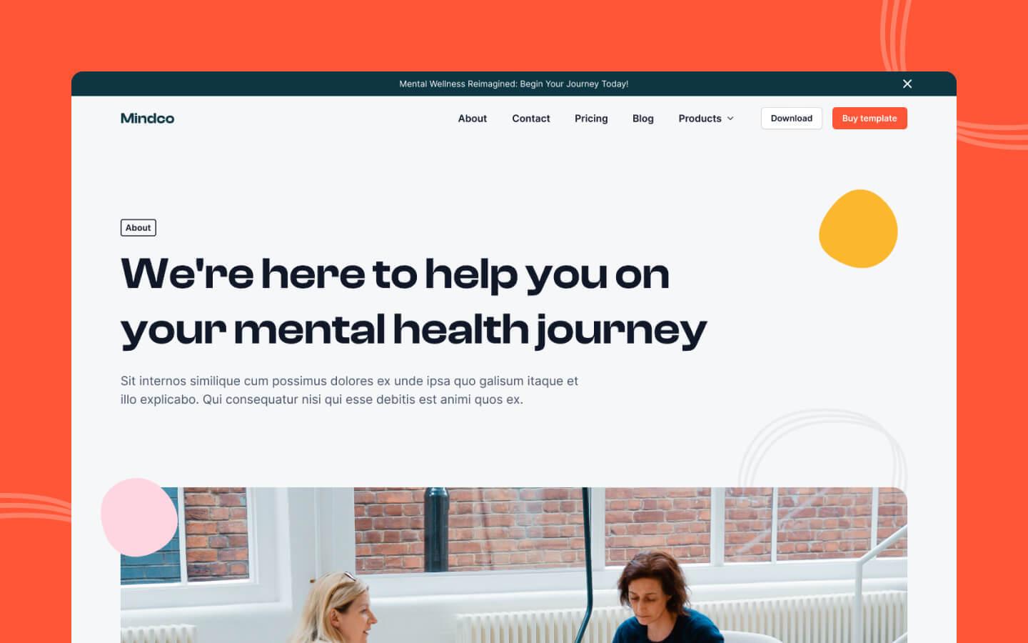 Mindco - App HTML5 Responsive Website Template