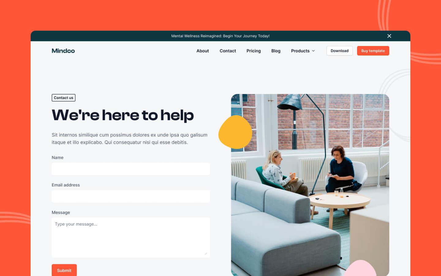 Mindco - App HTML5 Responsive Website Template
