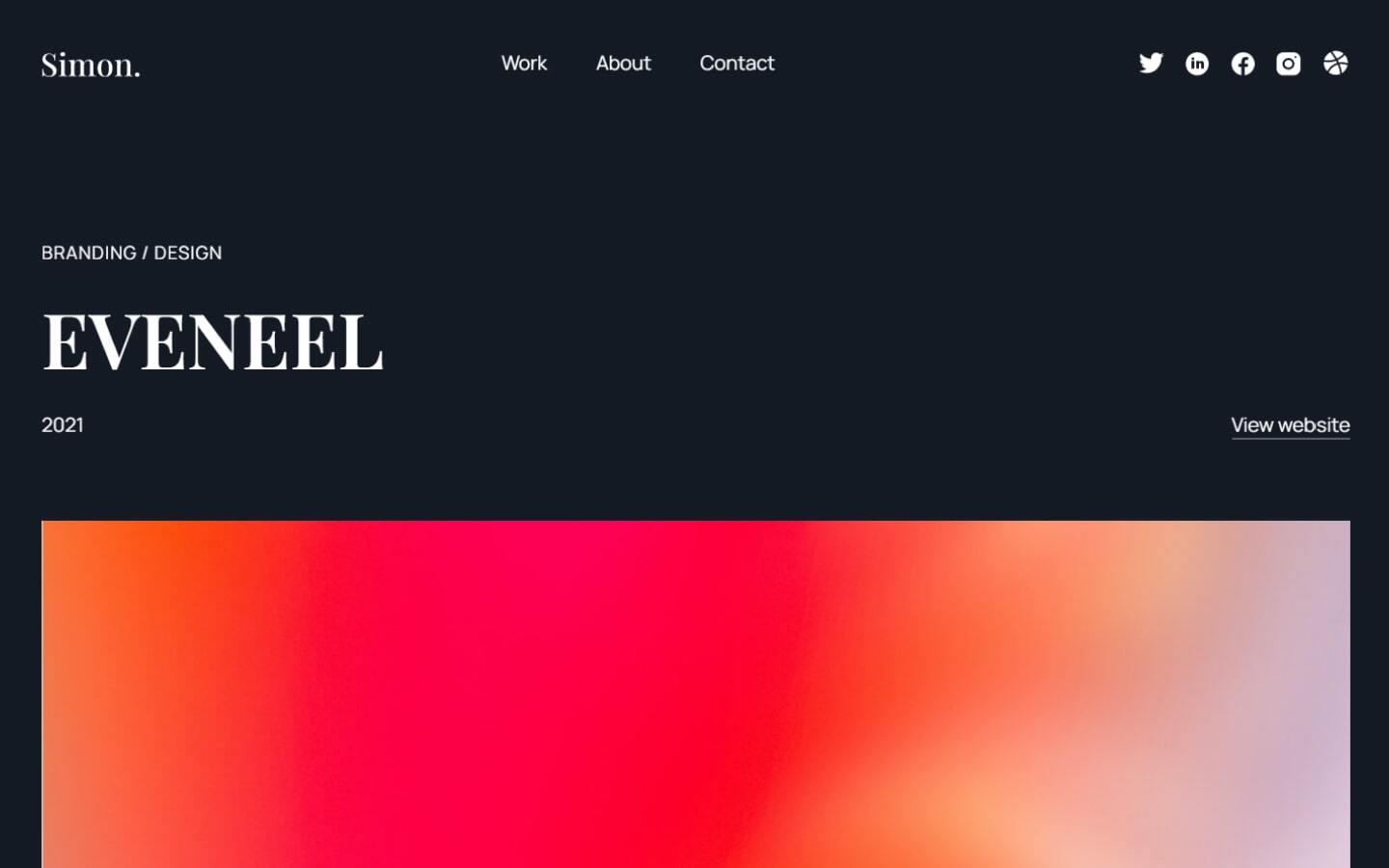 Simon - Portfolio HTML5 Responsive Website Template