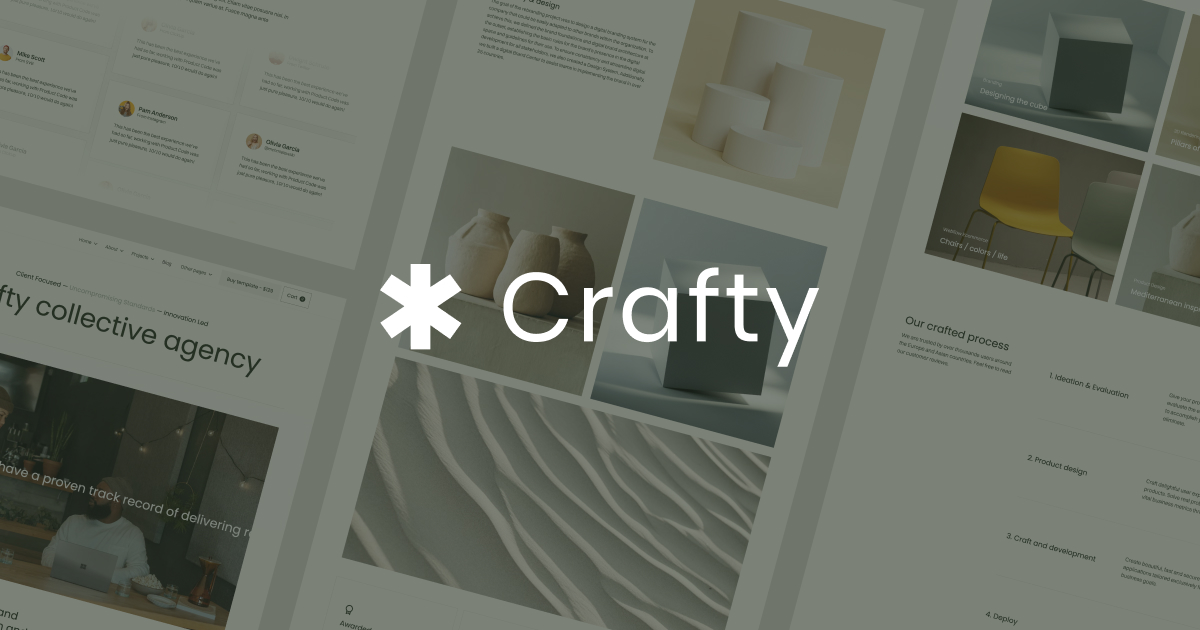 Crafty Collective - Agency HTML5 Responsive Website Template