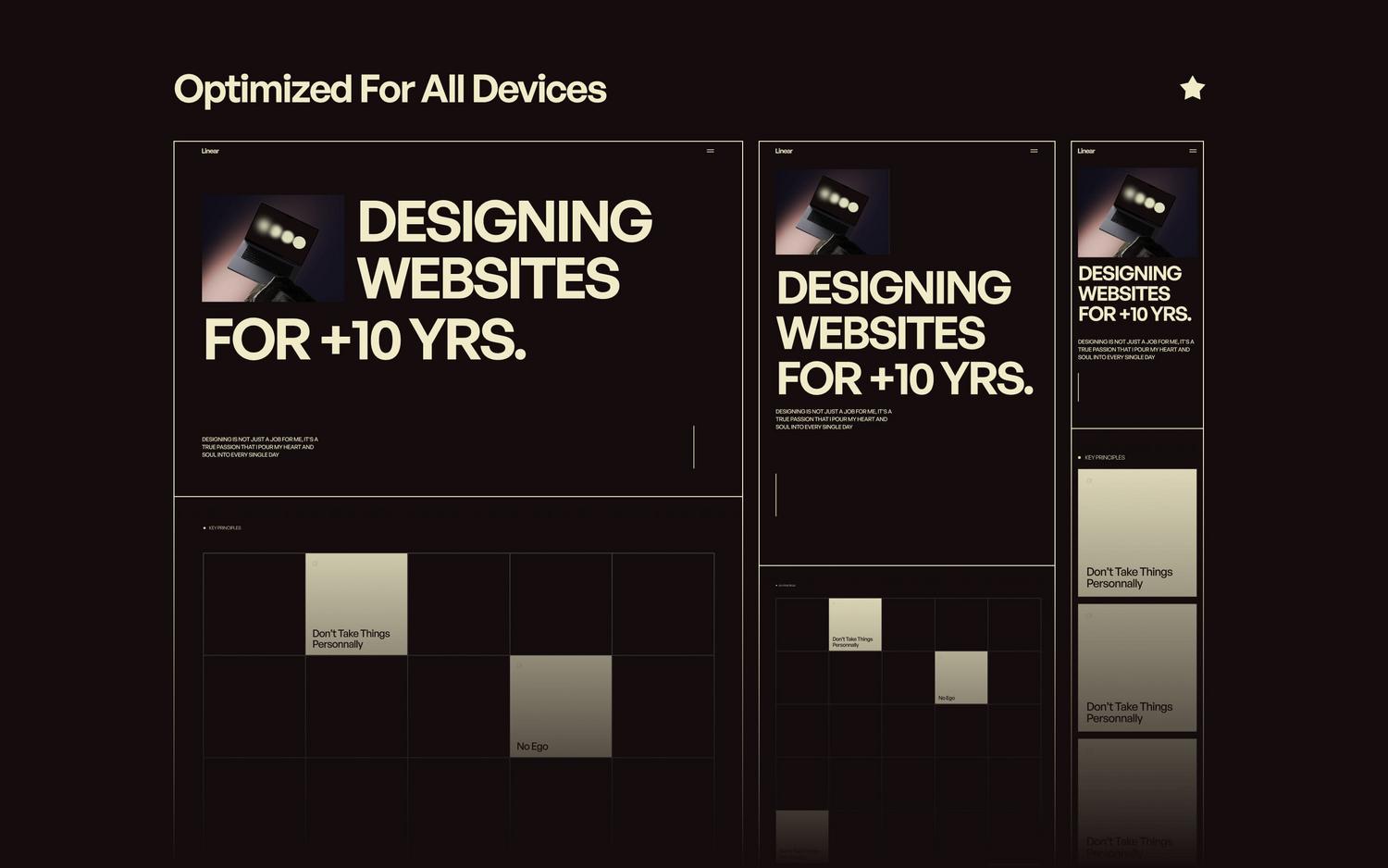 Linear - Portfolio HTML5 Responsive Website Template