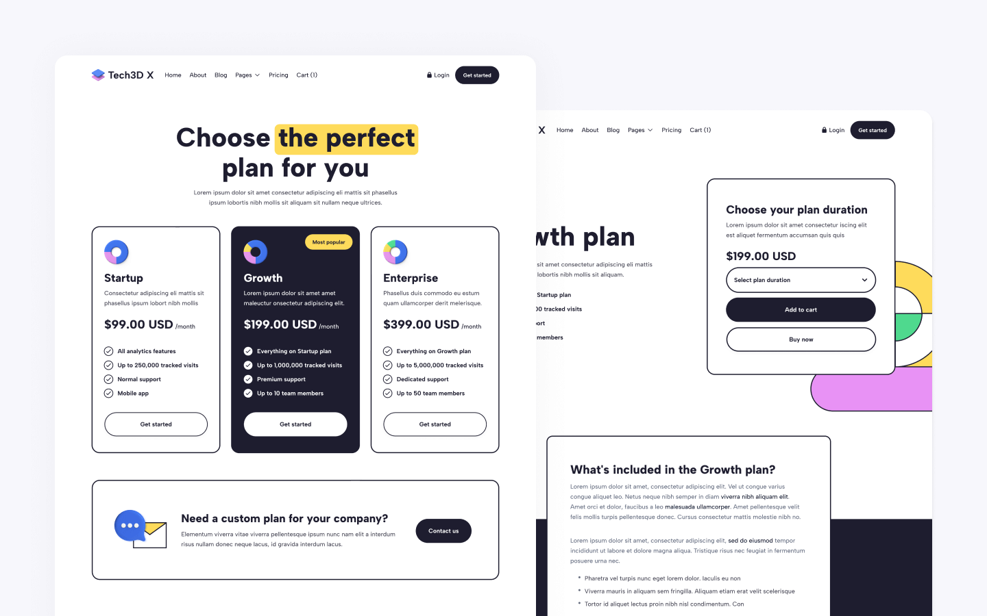 Tech3D X - App HTML5 Responsive Website Template
