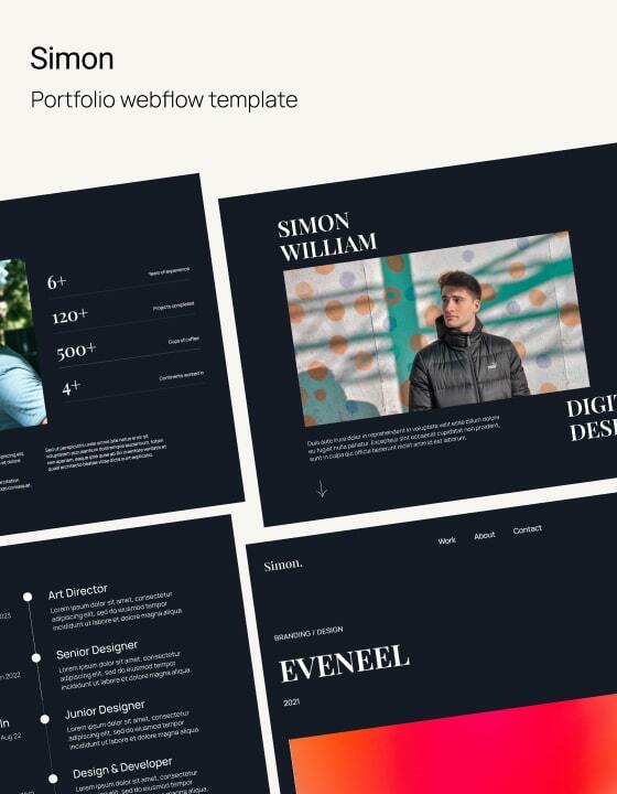Simon - Portfolio HTML5 Responsive Website Template