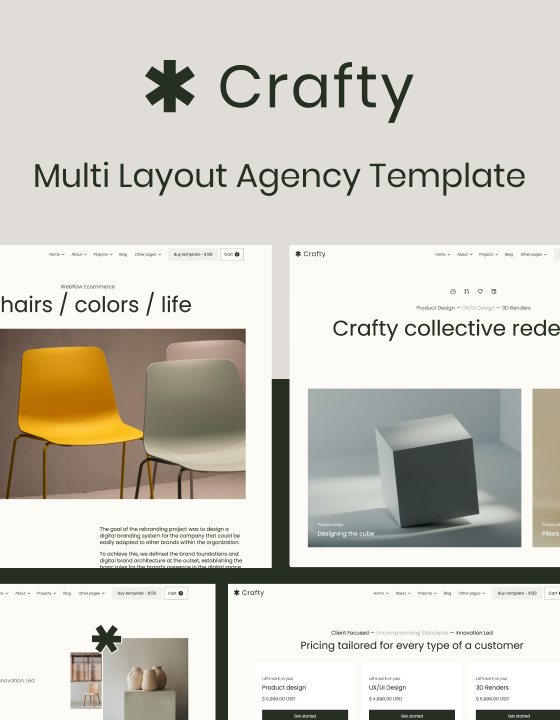 Crafty Collective - Agency HTML5 Responsive Website Template