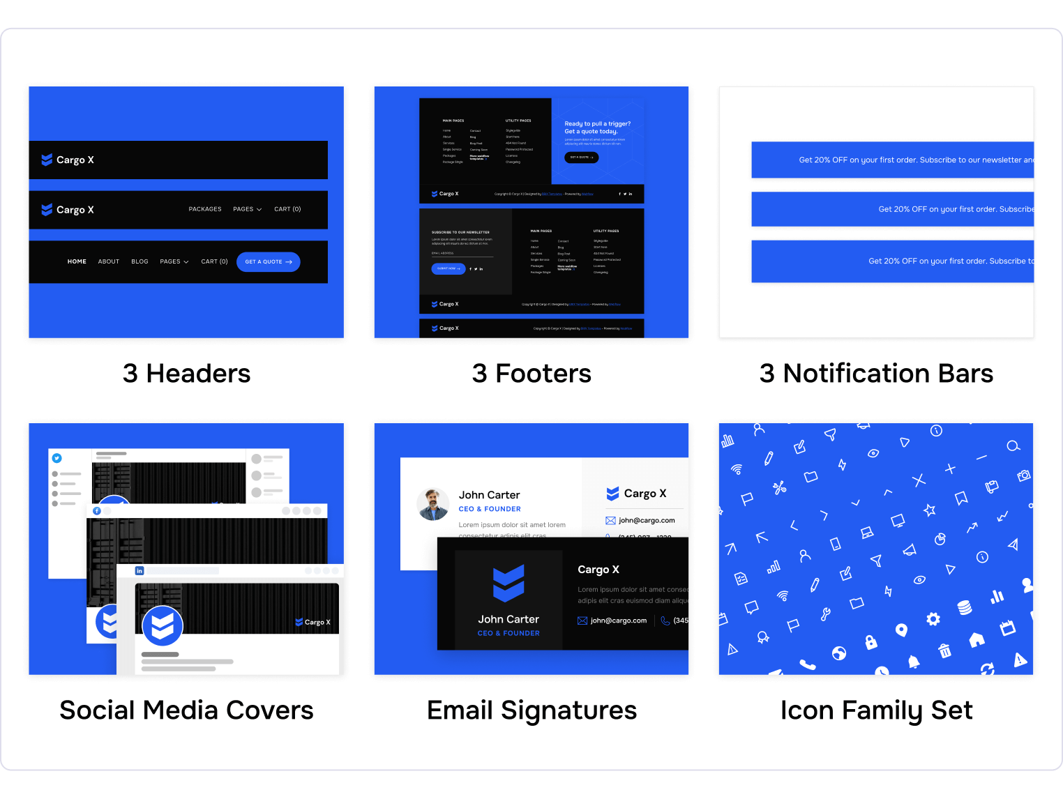 Cargo X Transport Html5 Responsive Website Template