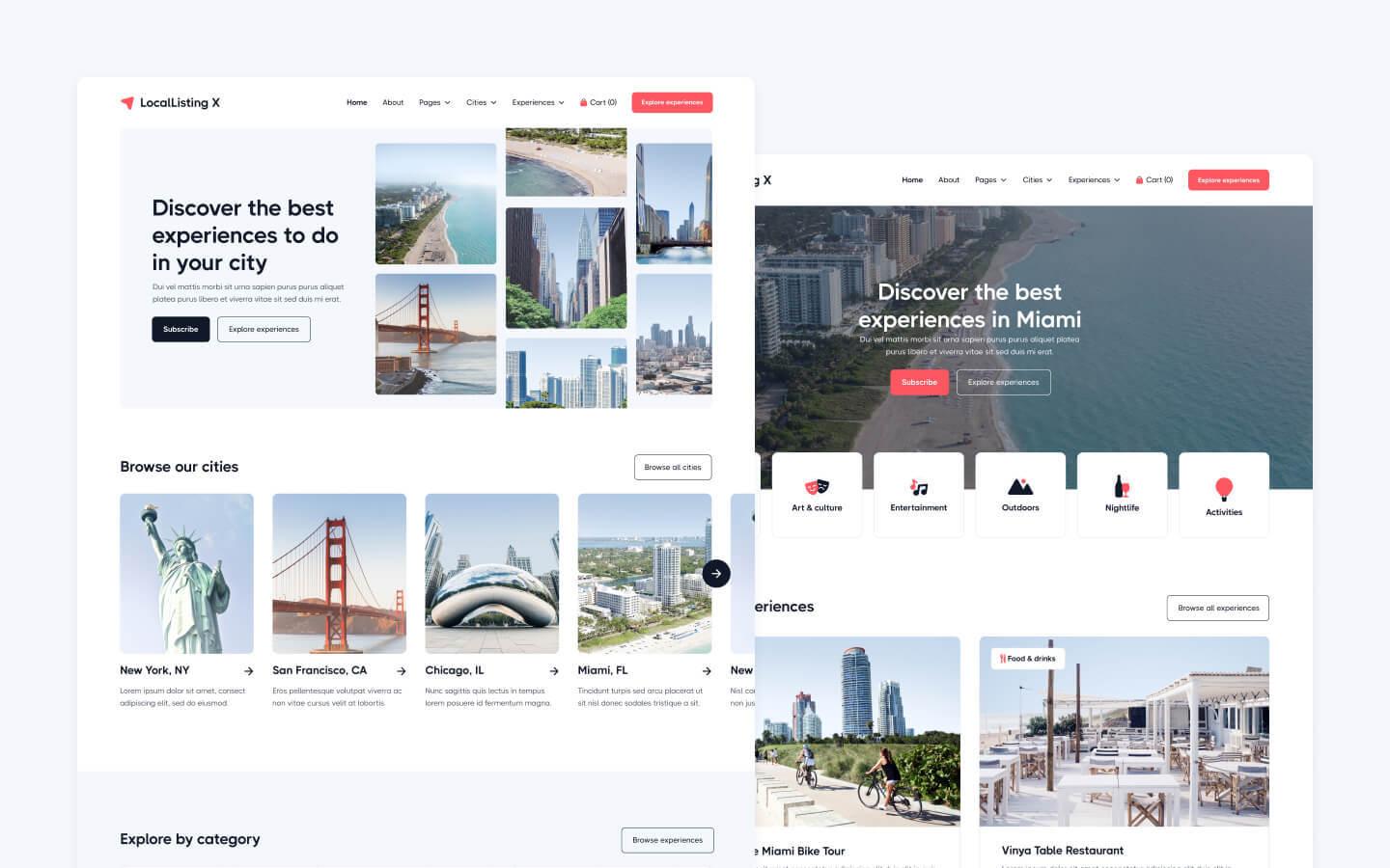 LocalListing X - Directory HTML5 Responsive Website Template