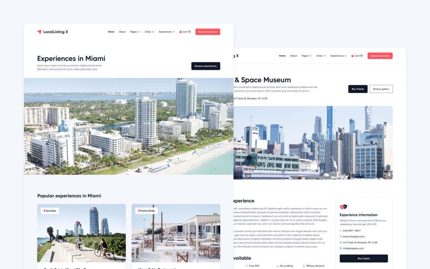 LocalListing X - Directory HTML5 Responsive Website Template