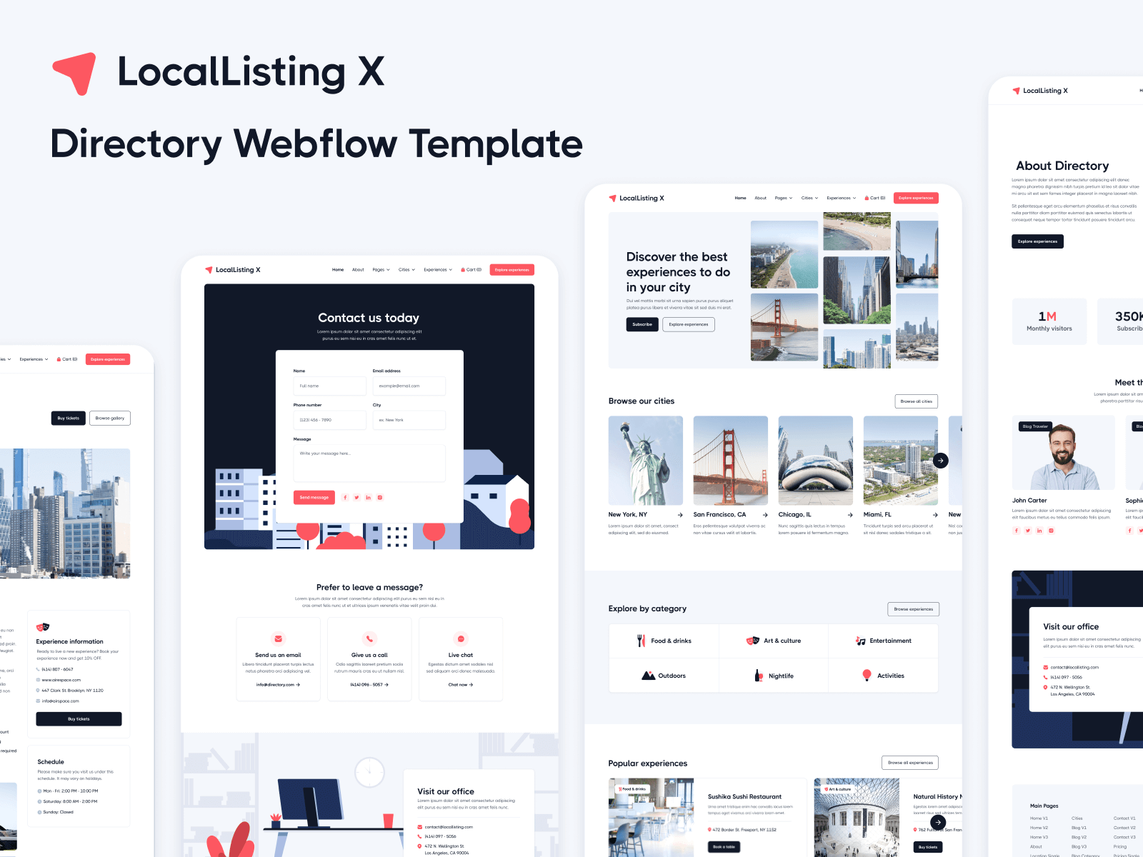 LocalListing X - Directory HTML5 Responsive Website Template