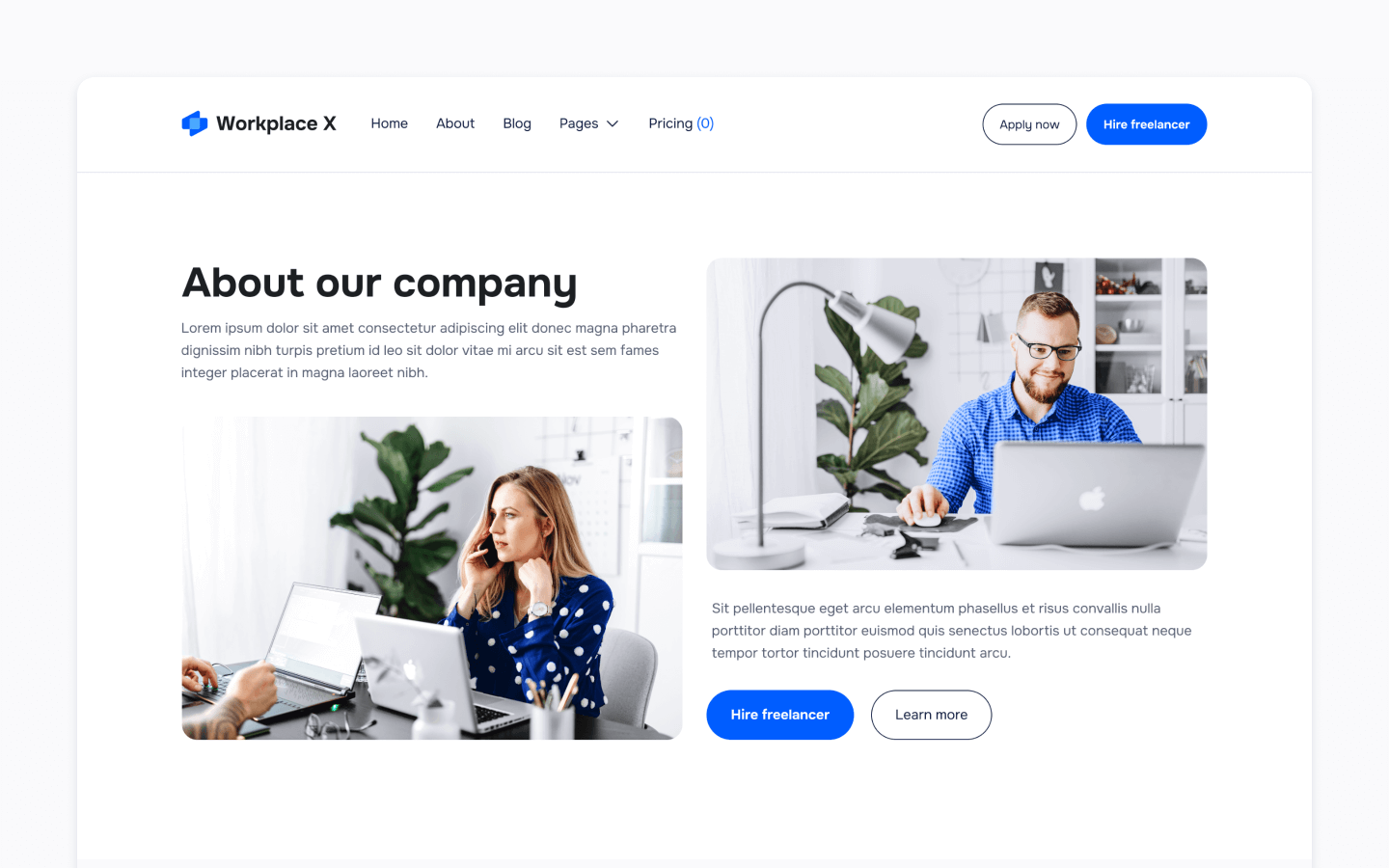 Workplace X - Directory HTML5 Responsive Website Template