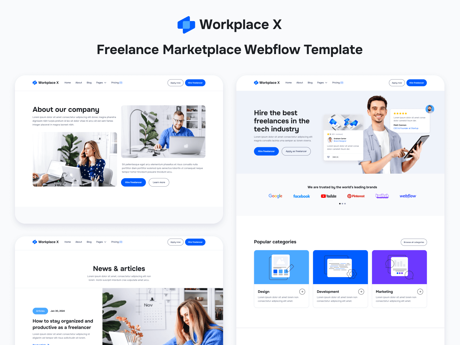 Workplace X - Directory HTML5 Responsive Website Template