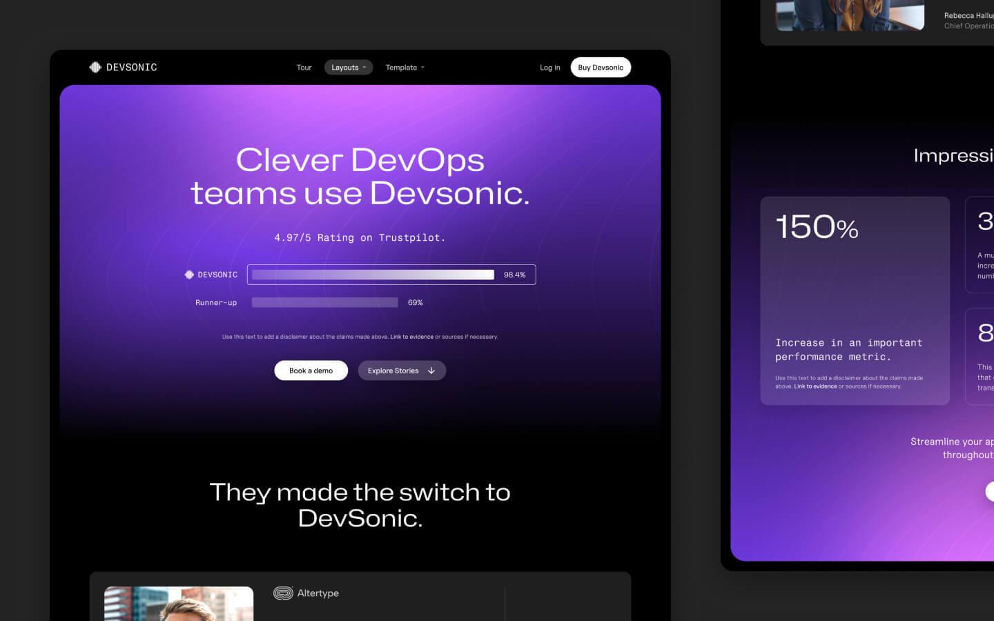 Devsonic - SaaS HTML5 Responsive Website Template