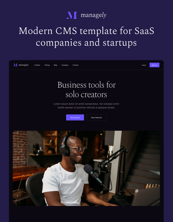 Managely by Kevin Dakin | Muzli Creative Store