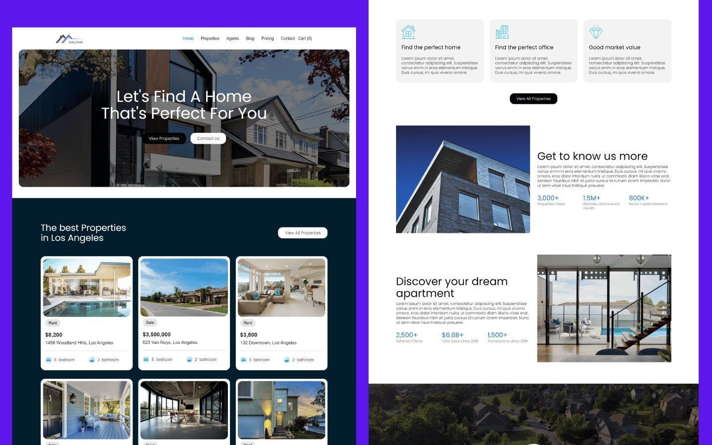 Salama - Real Estate HTML5 Responsive Website Template