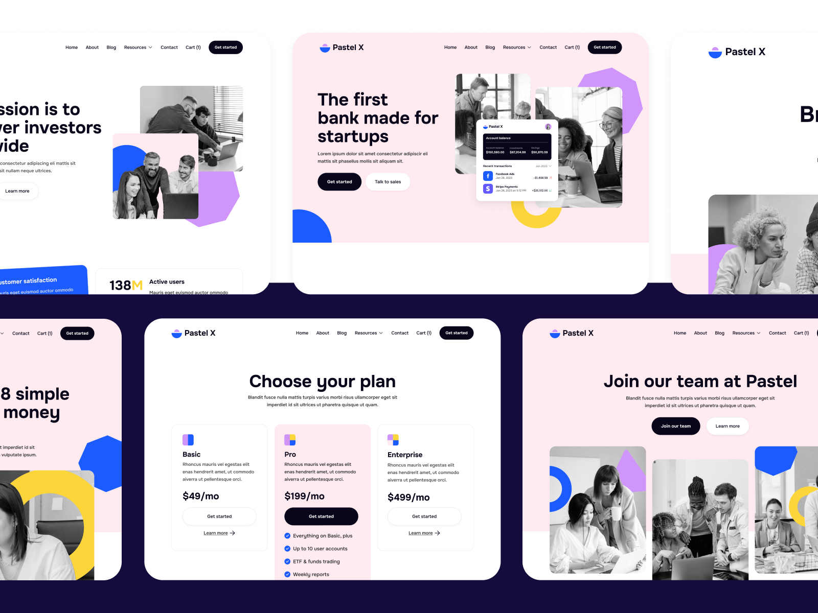 Pastel X - Startup HTML5 Responsive Website Template