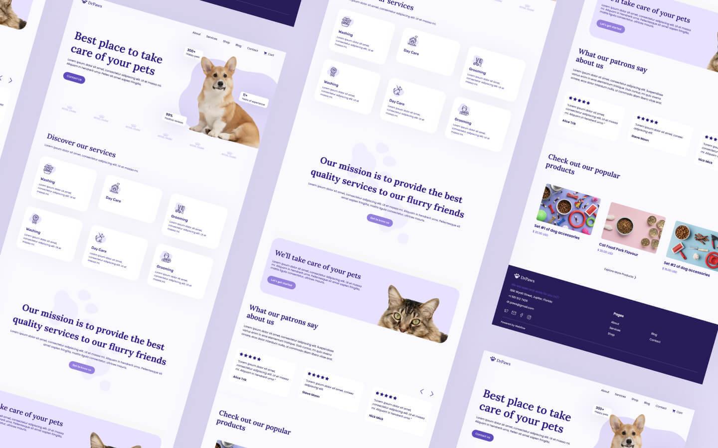 DrPaws - Veterinary HTML5 Responsive Website Template
