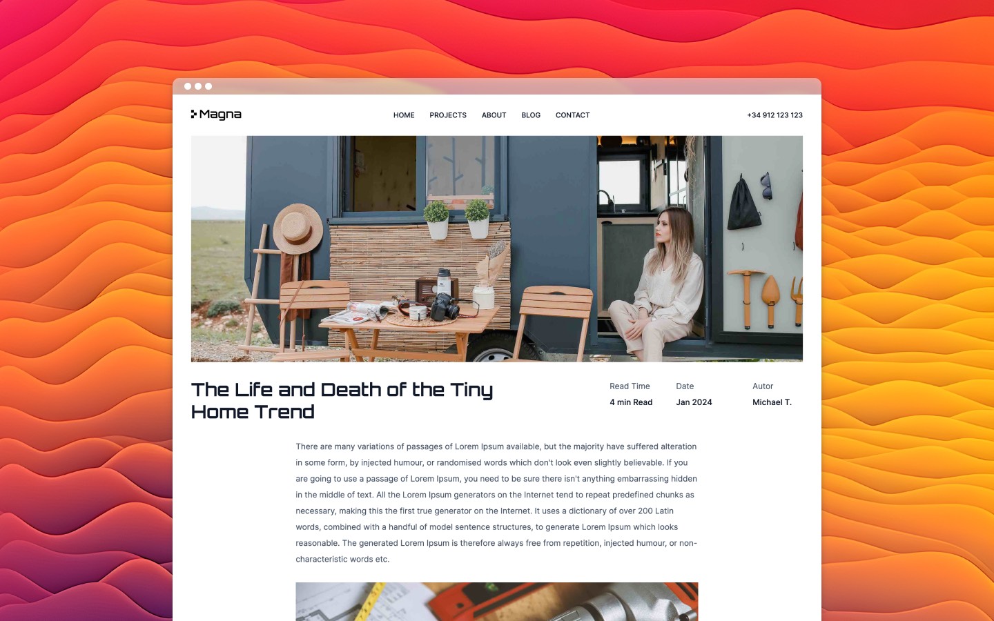 Magna - Architecture HTML5 Responsive Website Template