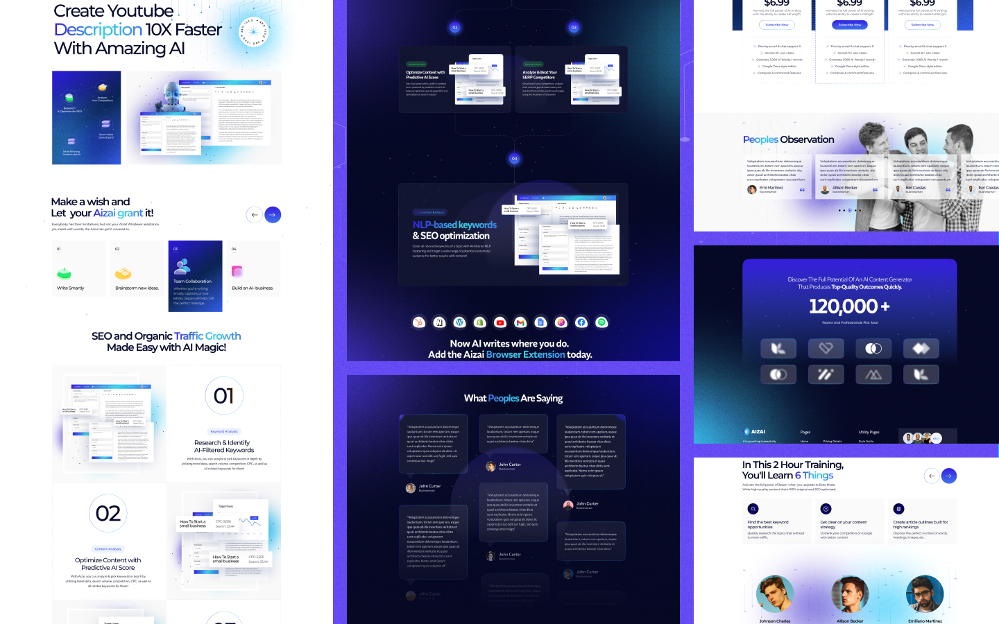 Aizai - SaaS HTML5 Responsive Website Template