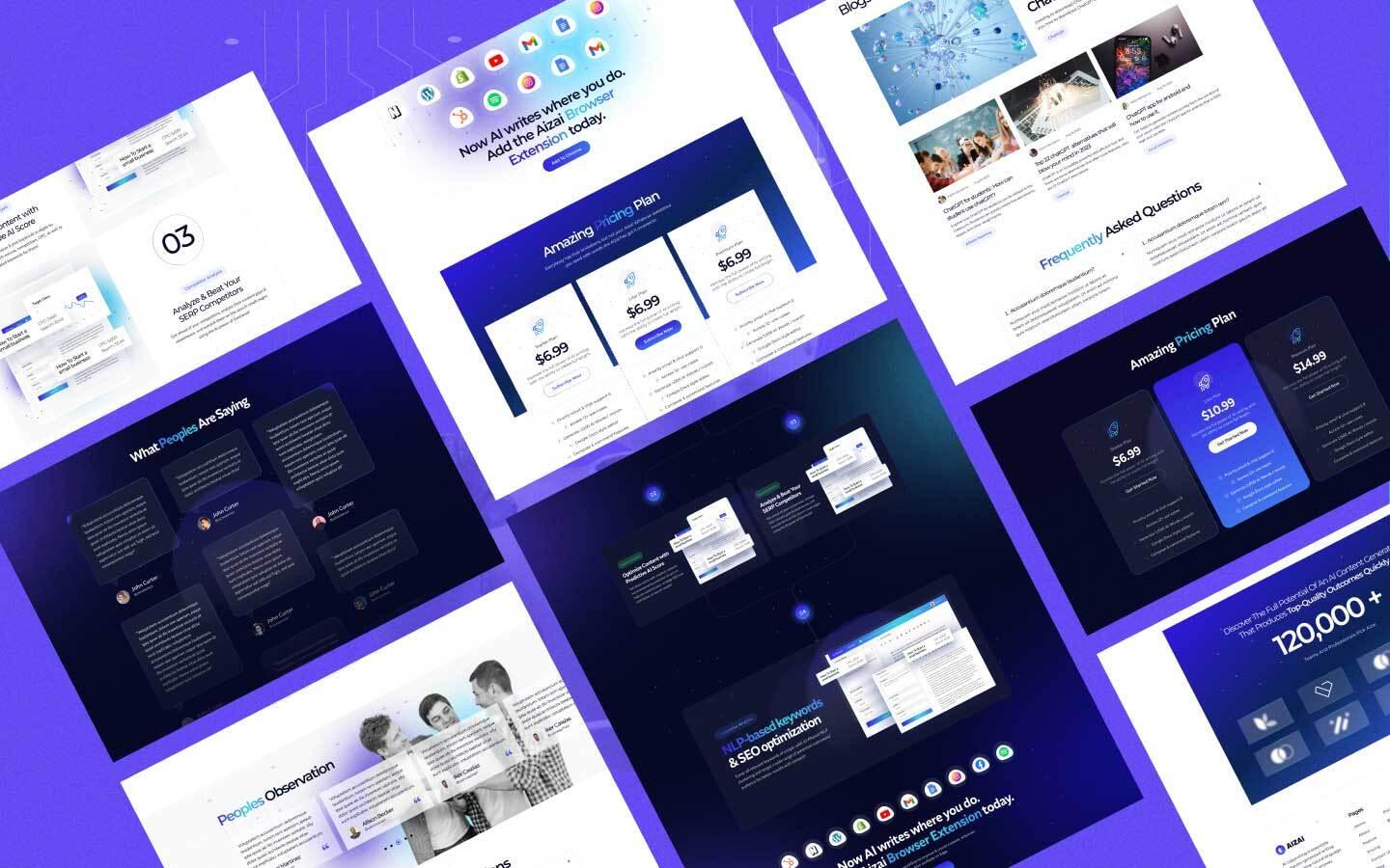 Aizai - SaaS HTML5 Responsive Website Template