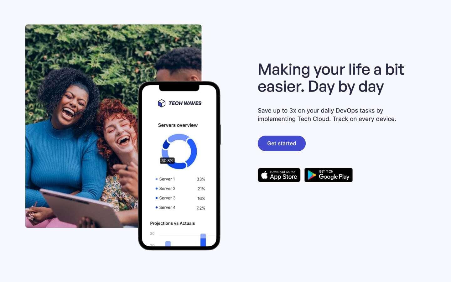 Tech Waves - SaaS HTML5 Responsive Website Template