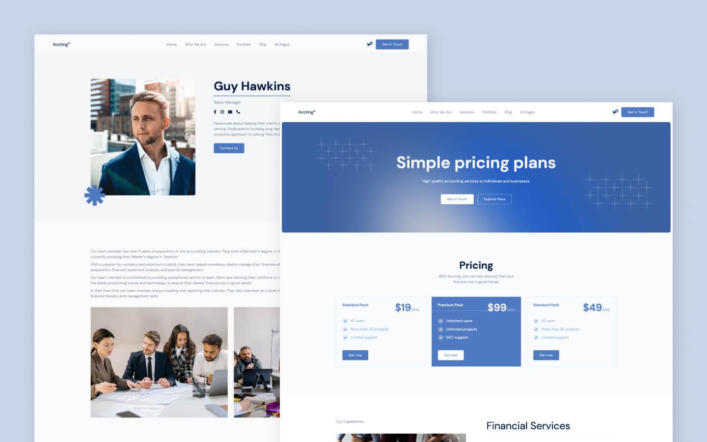Accting - Accounting HTML5 Responsive Website Template