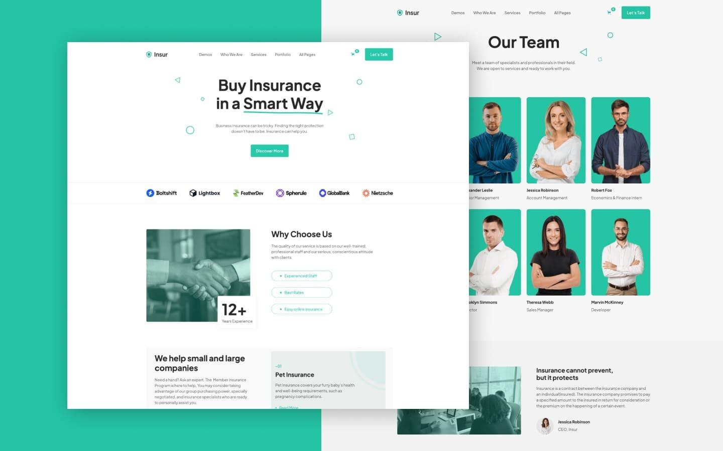 Insur 128 - Insurance HTML5 Responsive Website Template