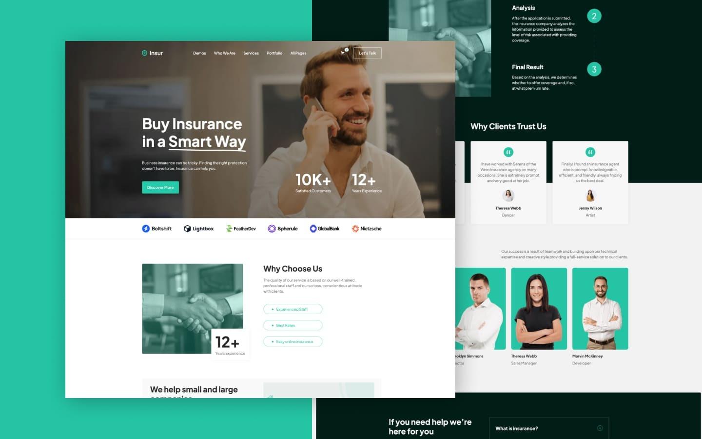 Insur 128 - Insurance HTML5 Responsive Website Template