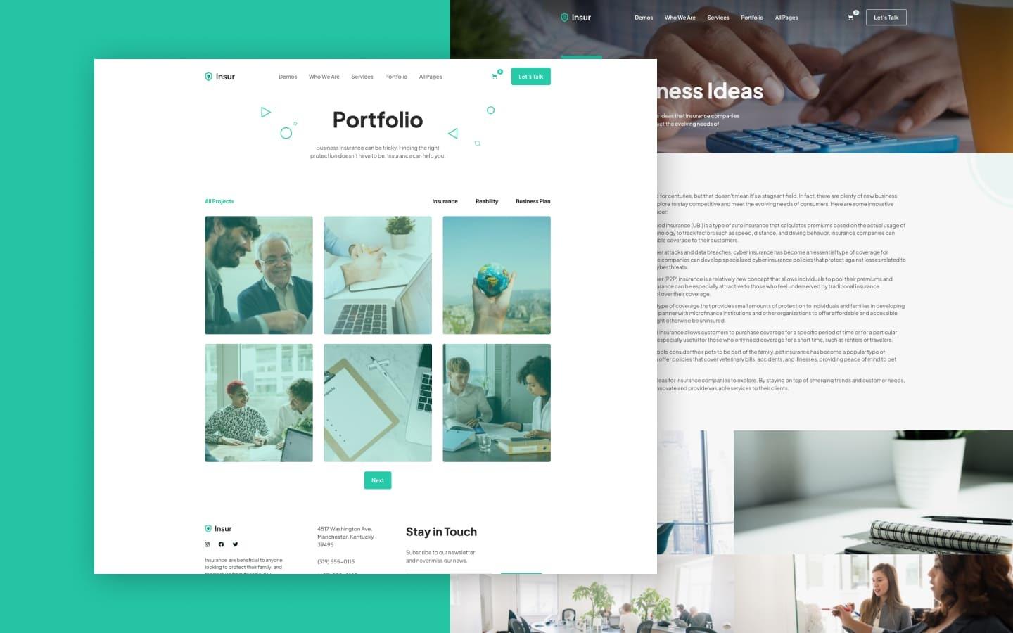 Insur 128 - Insurance HTML5 Responsive Website Template
