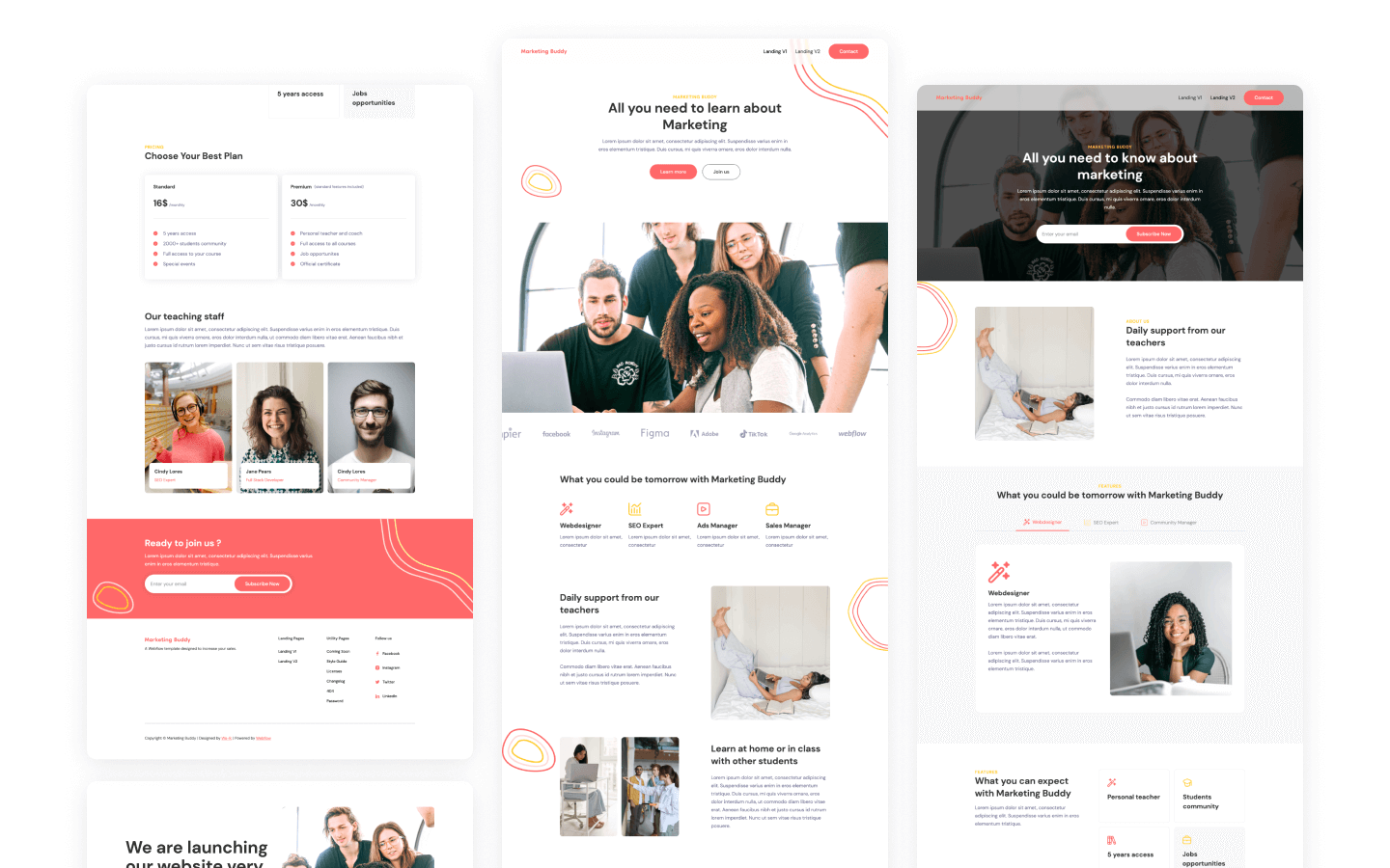 Market' Buddy - Landing page HTML5 Responsive Website Template
