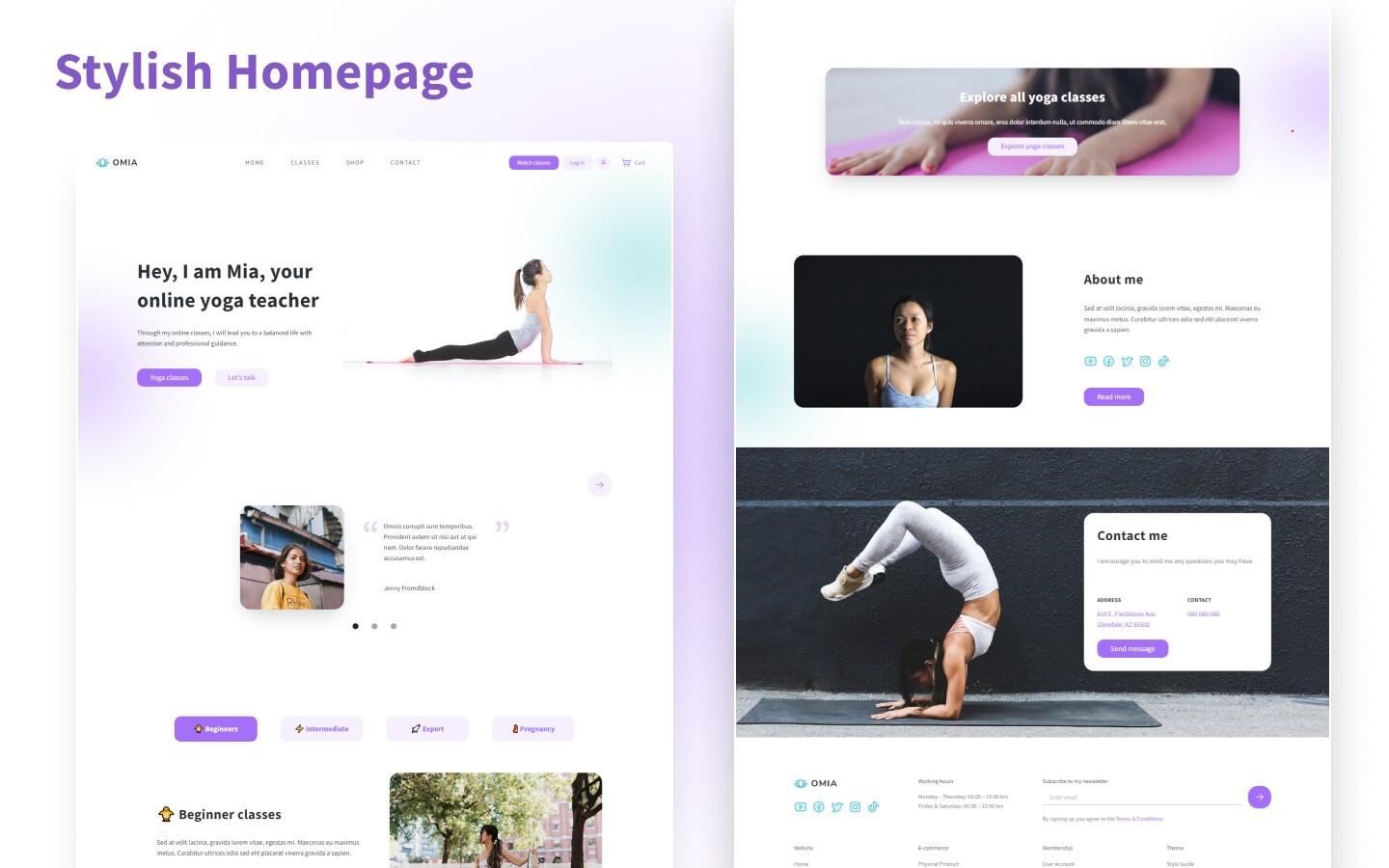 Omia - Wellness HTML5 Responsive Website Template