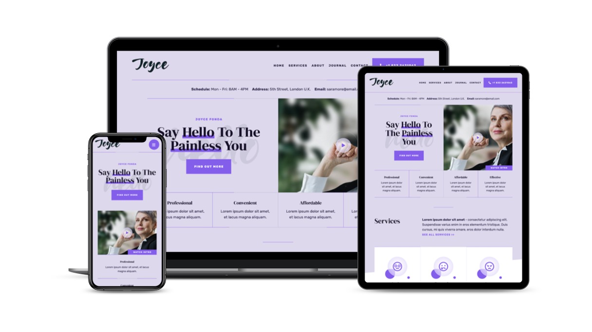 Joyce - Therapy HTML5 Responsive Website Template
