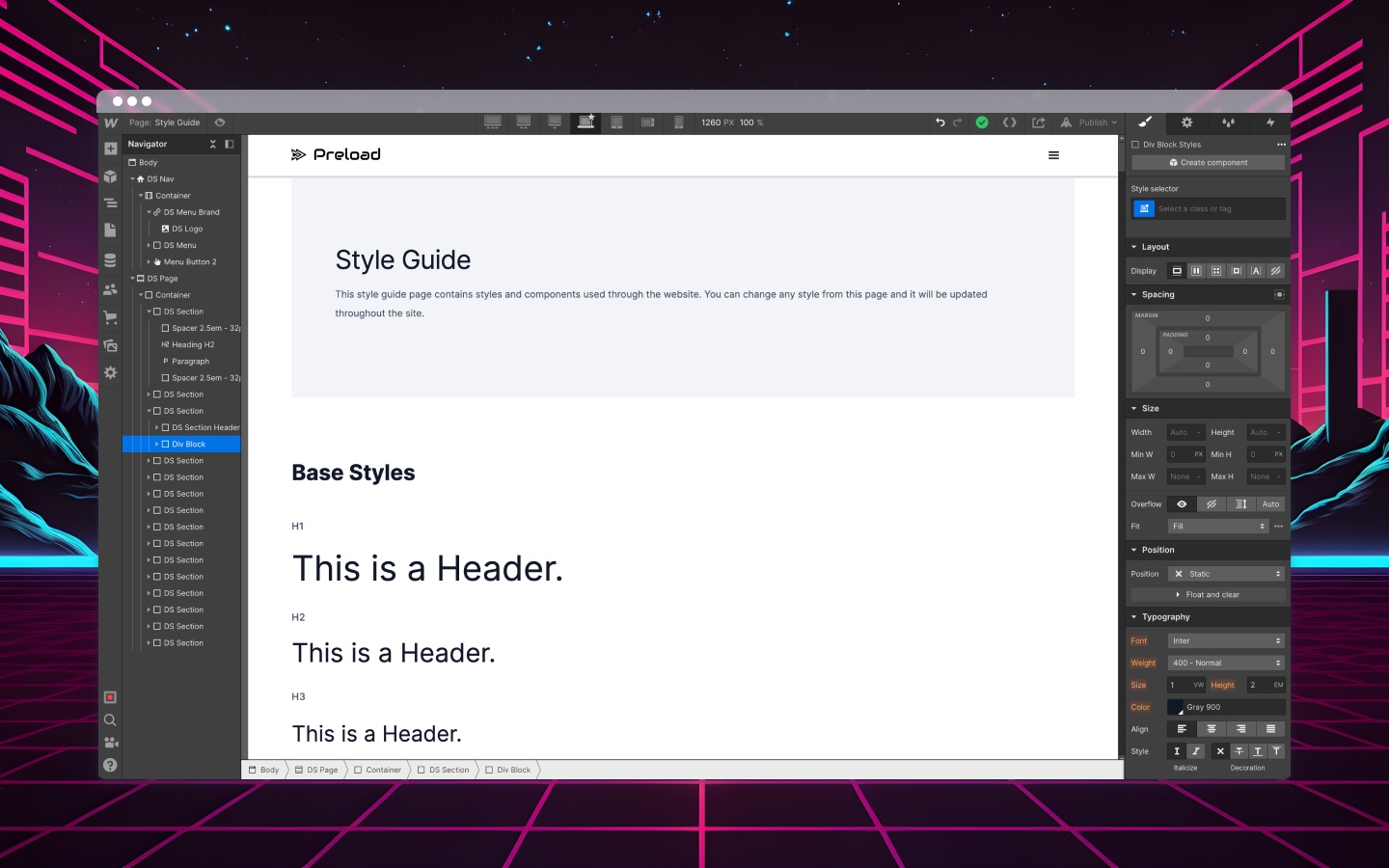 Preload - Portfolio HTML5 Responsive Website Template