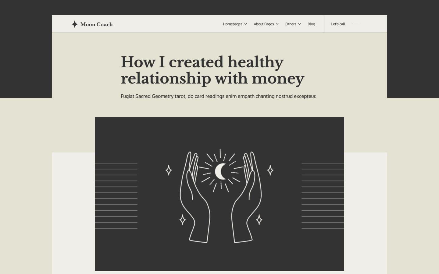 Moon Coach (Ecommerce) - Coaching HTML5 Responsive Website Template