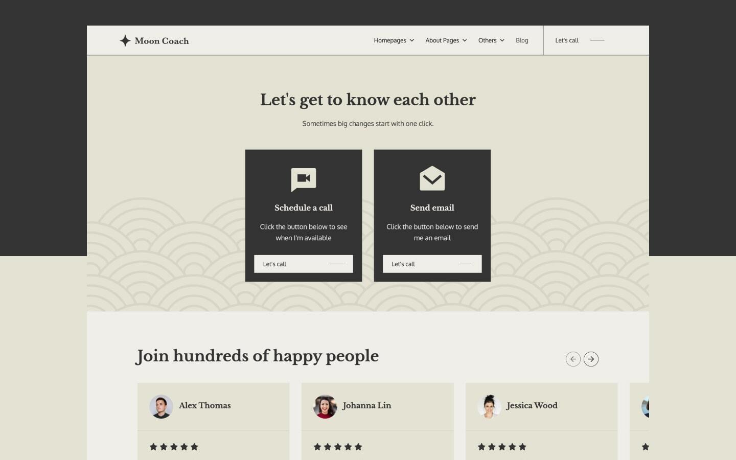 Moon Coach (Ecommerce) - Coaching HTML5 Responsive Website Template