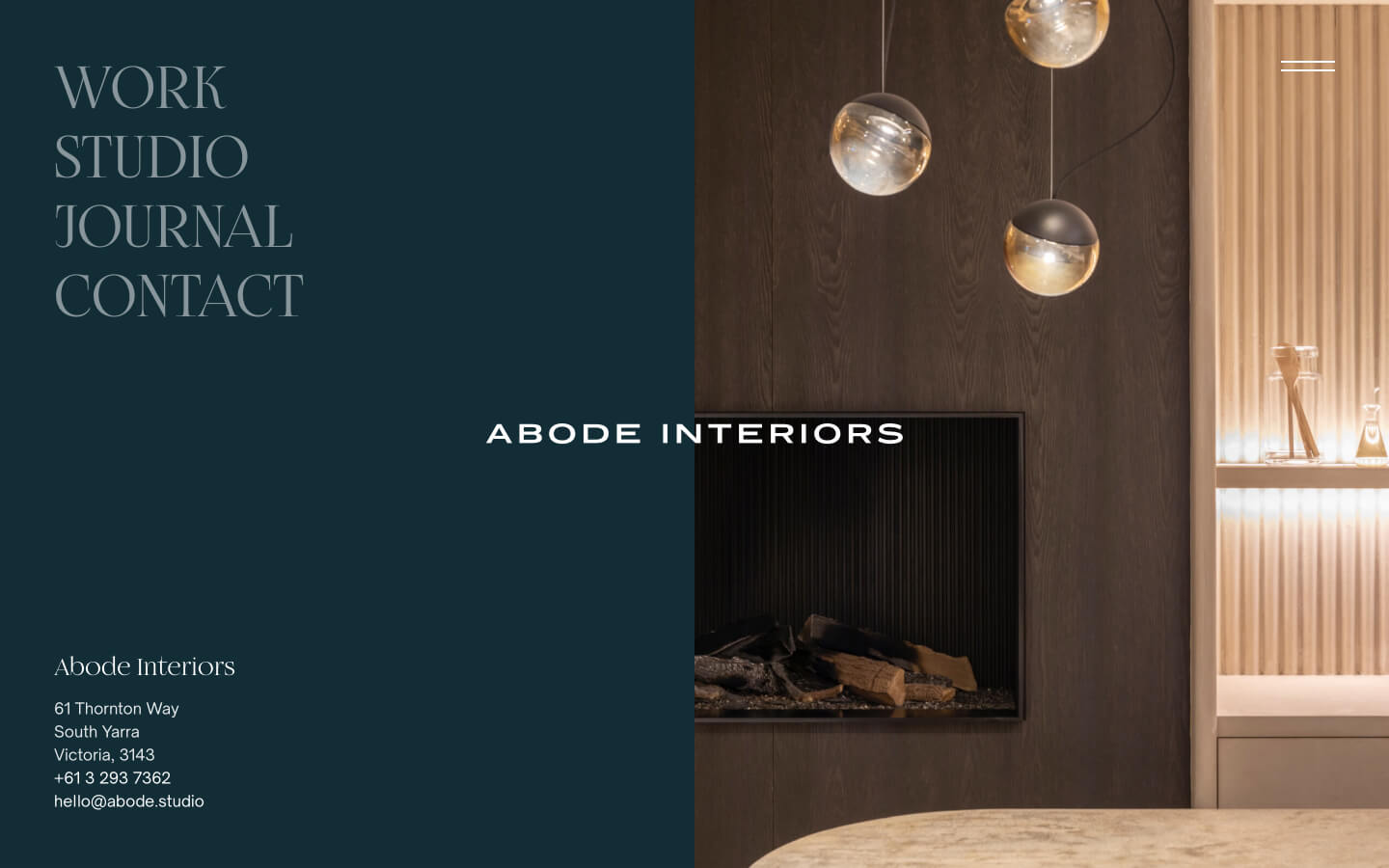 Abode - Interior design HTML5 Responsive Website Template